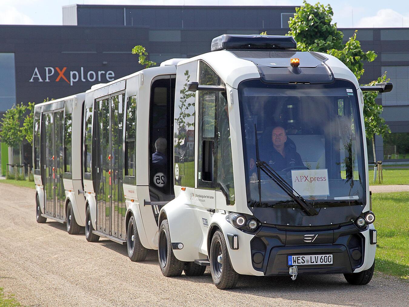 Startschuss für den APXpress im Archäoligischen Park Xanten (APX)